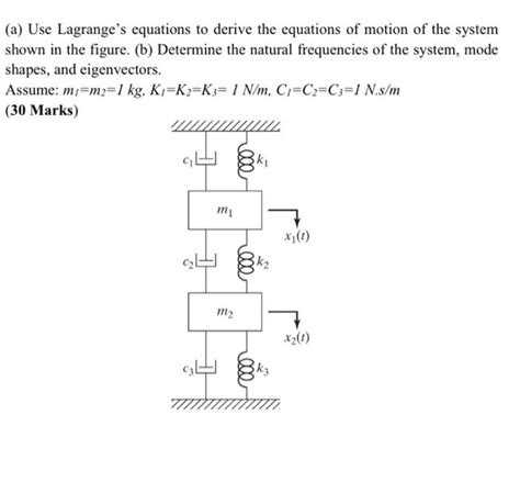 solved a use lagrange s equations to derive the equations