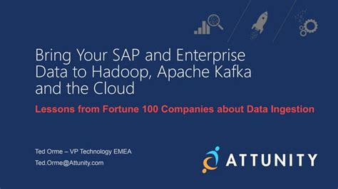 Bring Your Sap And Enterprise Data To Hadoop Apache Kafka And The