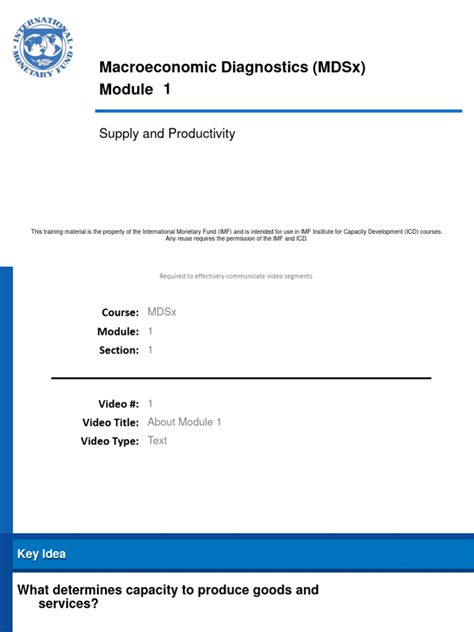 Macroeconomic Diagnostic Pdf Production Function Macroeconomics