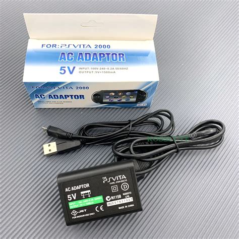 Euus 플러그 홈 충전기 전원 공급 장치 5v Ac 어댑터 Usb 충전 케이블 코드 소니 플레이스테이션 Psvita