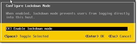 How To Enable Or Disable Lockdown Mode On Vmware Vsphere Esxi Host