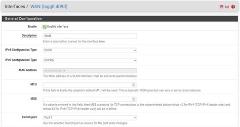 Interface Widget Netgate Forum