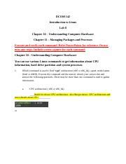 Lab 8 Iranian Docx DCOM 142 Introduction To Linux Lab 8 Chapter 10