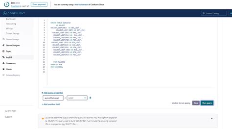 using collect list function in ksqldb ksqldb confluent community