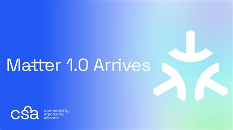 Smart Home Iot Standard Matter Officially Launches Edison Smart