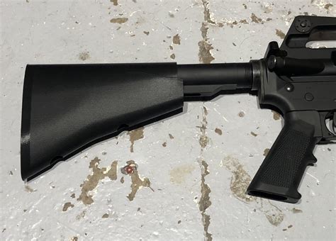 First Prototype Colt 607 Style Carbine Stock R Fosscad