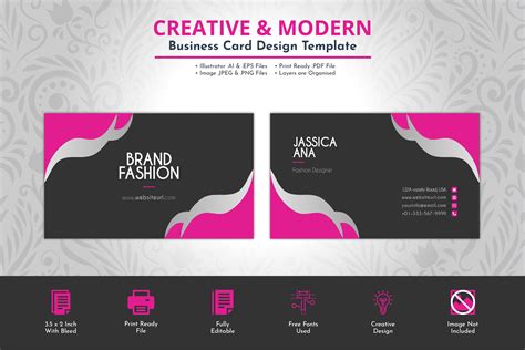 Business Card Design Ideas For Fashion