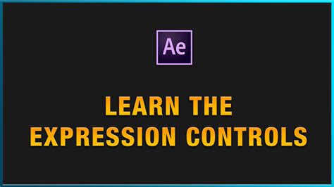 How To Work With The Expression Controls Presets In After Effects