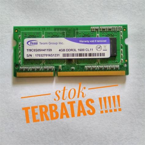 Jual Ram Laptop Ddr3l 4gb Jakarta Timur Hairul Online Store Tokopedia