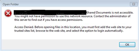 Office 365 Sharepoint Online Open In Explorer Access Denied