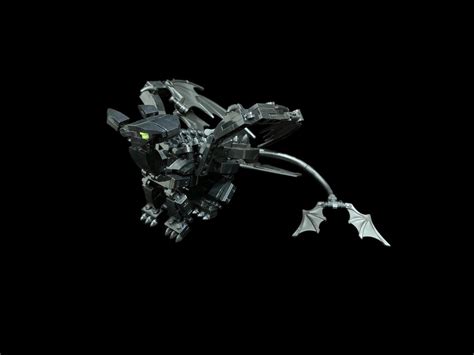 Lego Moc Toothless By Legopopo Rebrickable Build With Lego