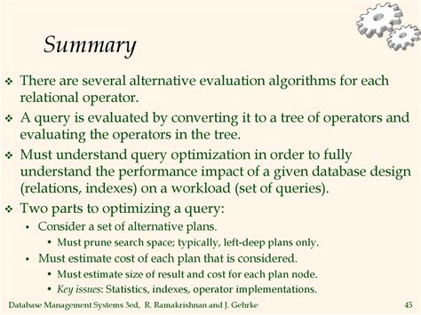 Overview Of Implementing Relational Operators Query Evaluation Ppt