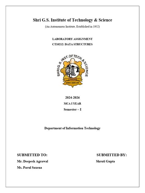 Data Structure Assignment Shruti Gupta Pdf Queue Abstract Data
