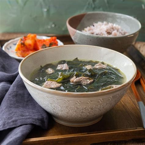 Korean Seaweed Soup Miyeokguk Beyond Kimchee Recipe Kimchi Beef Stew Kimchee Quick Soup