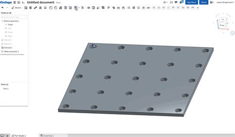 Linear Pattern A Mate Connector — Onshape