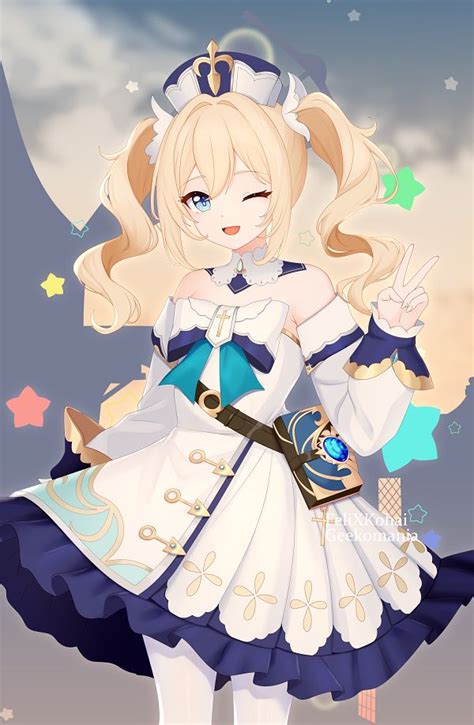 Barbara Pegg Genshin Impact Image By Felixkohai Zerochan Anime Image Board