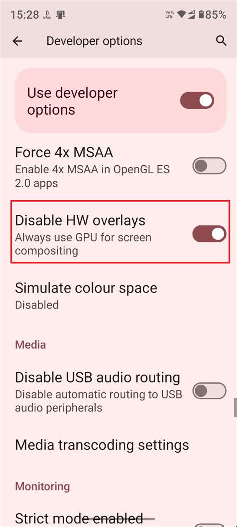 how to fix screen flickering issues on android