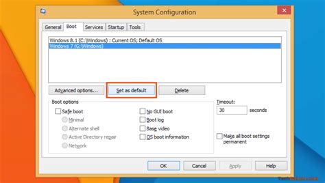 Switch Between Gui And Text Based Multi Boot Menu In Windows Techgainer
