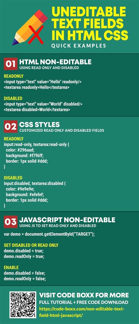 How To Create Non Editable Text Fields In HTML Beginner Coding HTML Tutorial Html
