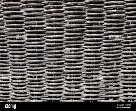 Grey Wicker Material Texture Pattern Background Surfacehandmade
