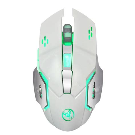 Ghz Wireless Mouse Led Light Rechargeable Dpi Gaming Mouse Battery Gamer Buttons High