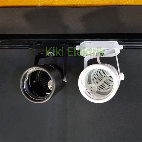 Jual Kap Lampu Sorot Kap Lampu Spot Light Fitting Mr Rel Murah Hitam Jakarta