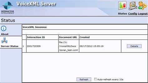 Voice Xml Technical Reference Voicexml Interpreter Server Web Configuration Interface