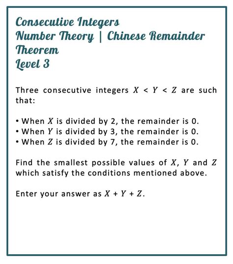 Consecutive Integers Rcasualmath