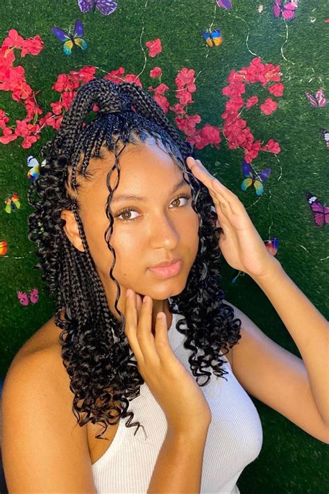 Goddess Box Braids Crochet Hair For Woman 12 Inch 7 Packs Short Pre Looped Crochet Box Braids