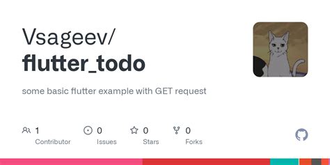 GitHub Vsageev Flutter Todo Some Basic Flutter Example With GET Request