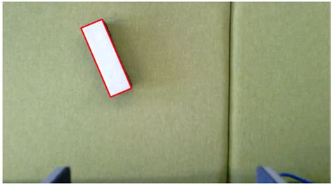 Detect Position And Orientation Of A Rectangular Object Using Opencv