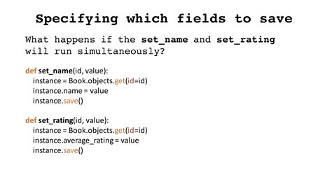 The Effective Use Of Django Orm Ppt