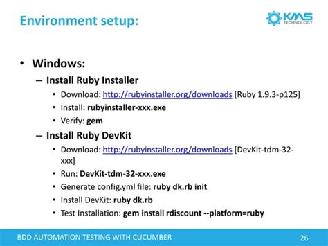 Behavior Driven Development And Automation Testing Using Cucumber