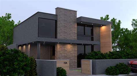 모던 하우스 3d 모델 25 Max Free3d