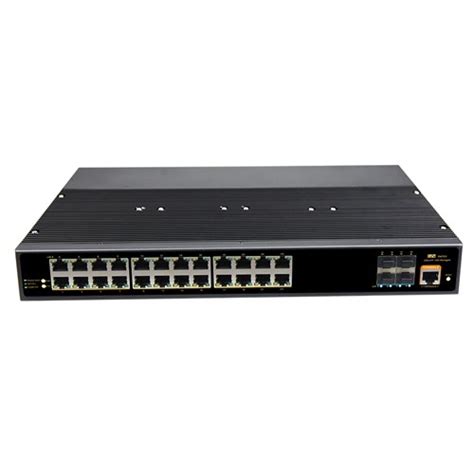 L2 Managed Industrial PoE Fiber Switch