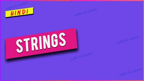 Hindi Strings Youtube