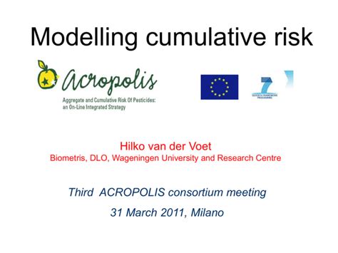 Modelling Cumulative Risk