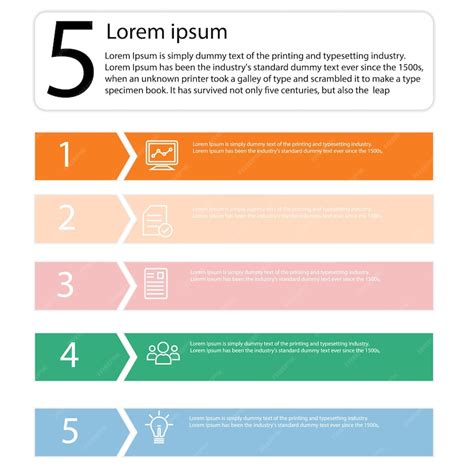 Premium Vector Abstract Elements Infographic Rectangle Shape Data