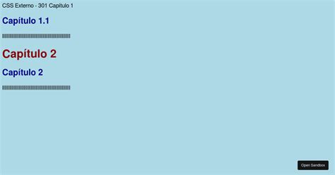 CSS Externo Codesandbox