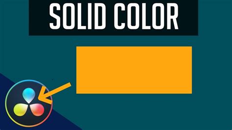 How To Add A Solid Colored Box Background Davinci Resolve 14 Tutorial