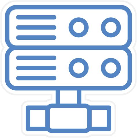 Server Vector Icon Style 22705022 Vector Art At Vecteezy