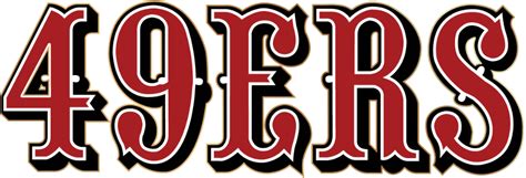 Free Download San Francisco 49ers Wordmark Logo Word Mark Logo Vector Logo 49ers
