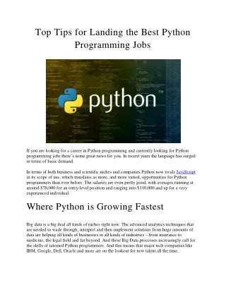 PPT 10 Best Beginner Tips For Learning Python Programming PowerPoint