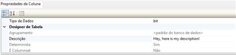 Sql Server Como Adicionar Uma Descrição Na Coluna Stack Overflow Em Português