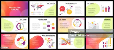 비즈니스 프레 젠 테이 션 템플릿 0명에 대한 스톡 벡터 아트 및 기타 이미지 0명 그래프 기업 비즈니스 Istock