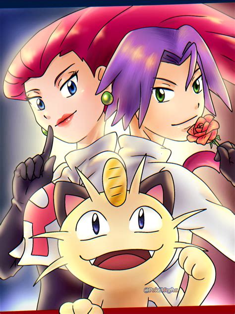 Mggames On Twitter Rt Pokemegha Tribute Artwork For Team Rocket ️‍🔥thank You Jessie