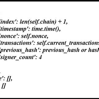 Structure Of A Block Header Download Scientific Diagram