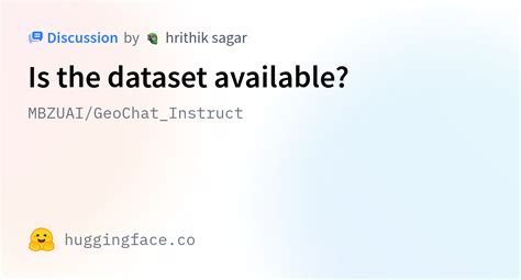 Mbzuai Geochat Instruct · Is The Dataset Available