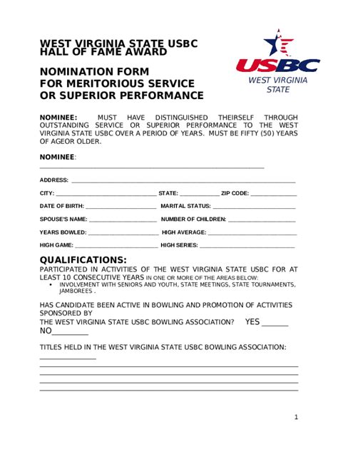 Recognition Award Request Doc Template Pdffiller