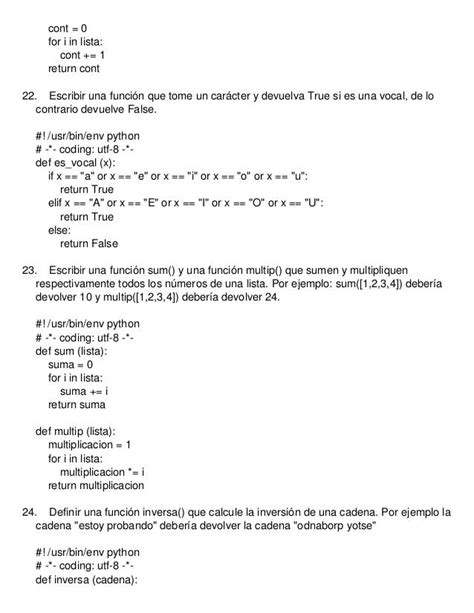 Ejercicios Resueltos Con Python